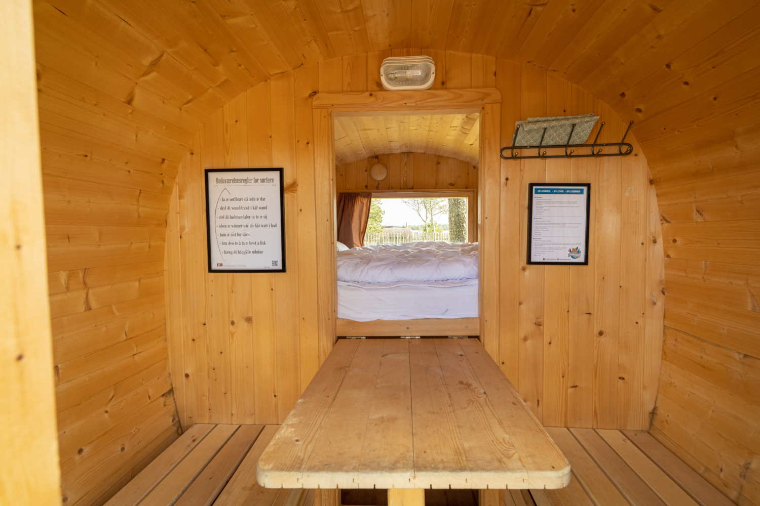 Hobbit cabin for 2 – Nystrup Camping Klitmøller